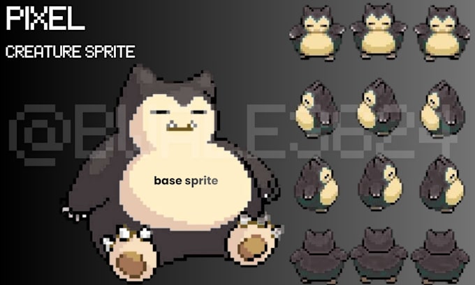 snorlax sprite sheet