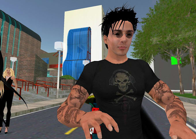 Create custom second life model 3d assets custom model for vrchat by ...