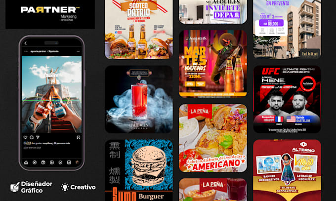 Diseñaré piezas gráficas publicitarias creativas e impactantes by ...