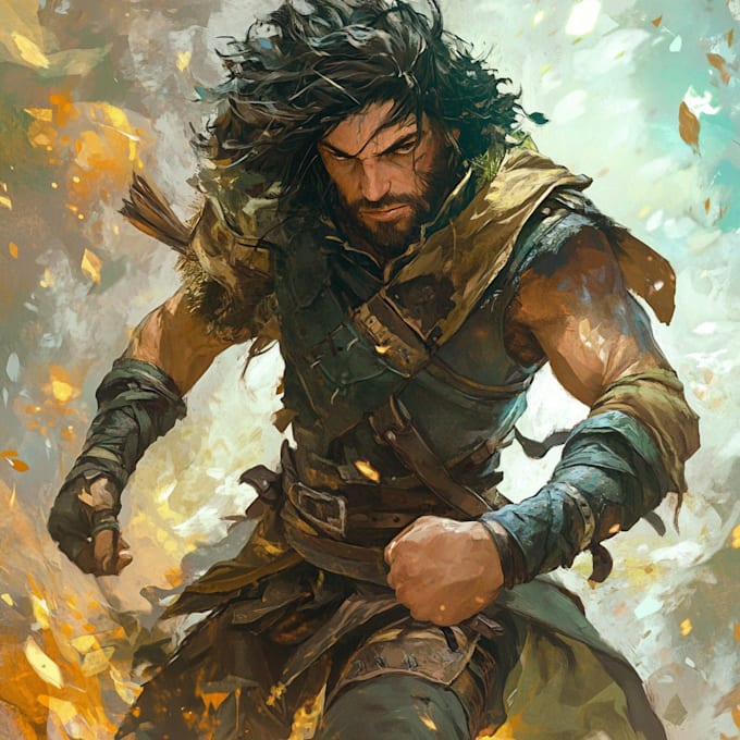 Draw a dnd character art and dnd character art by Rhenelis | Fiverr