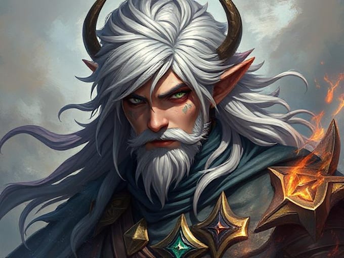 Create fantasy character portrait art by Emilynerk | Fiverr