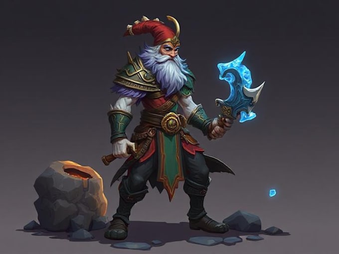 Draw 2d sprite, fantasy game art, dnd, and character design by ...