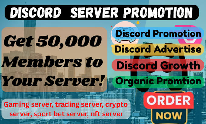 Grow, advertise and boost your discord server organic growth to get ...