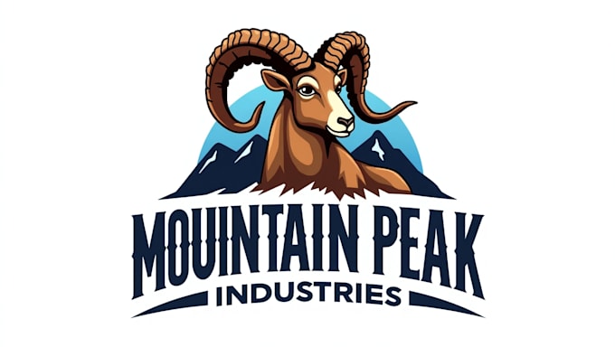 Do awesome head bighorn sheep ram side view mascot logo design by ...