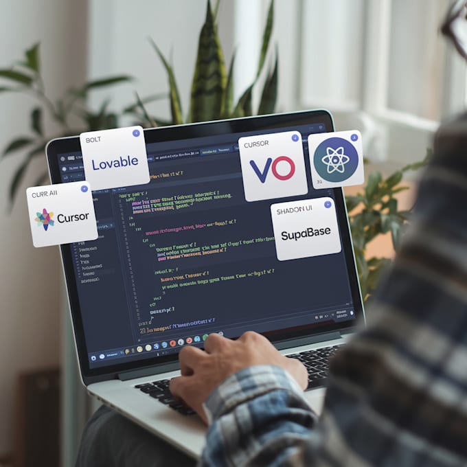 Fix react next js using bolt new, lovable, vo, cursor ai, shadcn ui ...