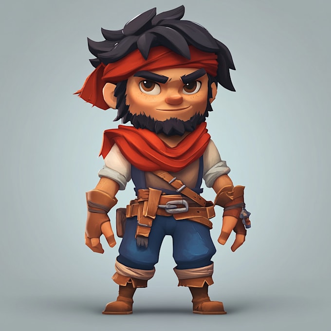Dnd character art, 2d game character art in unique style by Fatouseydou ...
