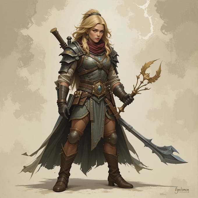 Make dnd character art and dnd character art by Versurso | Fiverr