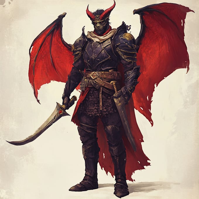 Draw your ttrpg oc, vtm, fantasy, dnd character art for you by ...