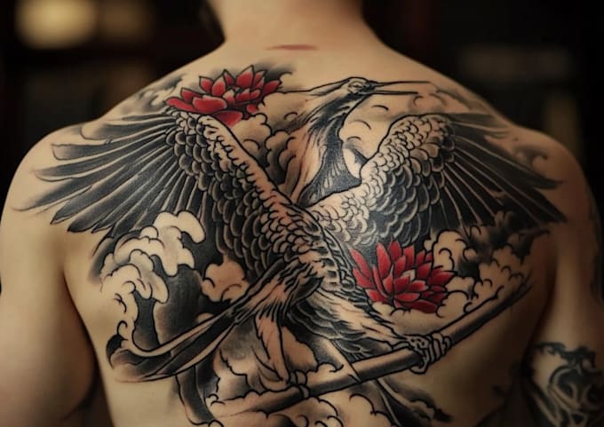 Draw a japanese or oriental tattoo design for you by Liriope8 | Fiverr