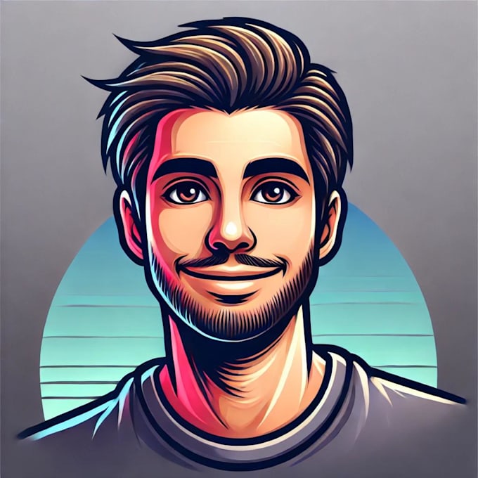 Create a unique portrait logo from your photo by Haseearts | Fiverr