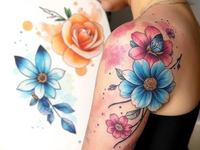 Draw beautiful tattoo design for you by Rylonlerk | Fiverr