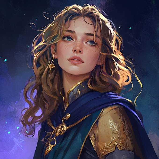 Dnd character art and dnd character art by Andronnell | Fiverr