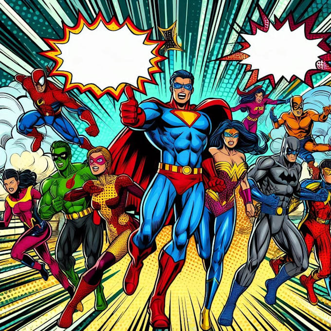 Draw your comic book and cover page design arts by Jereynol | Fiverr