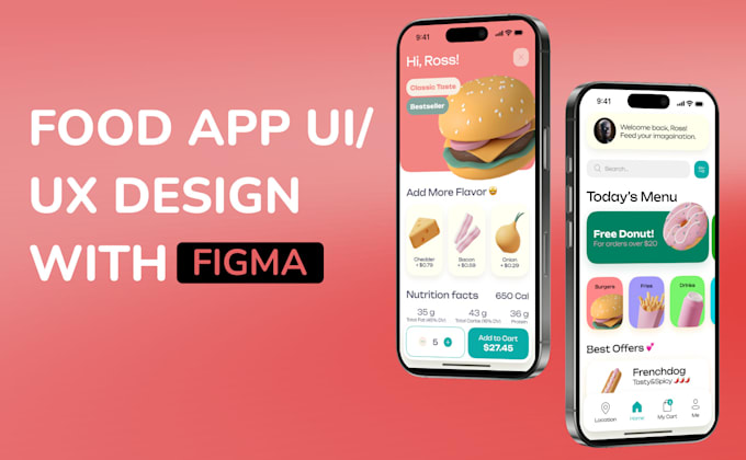 Do figma ui design, mobile app ui design, figma dsign by Ross_williams1 ...