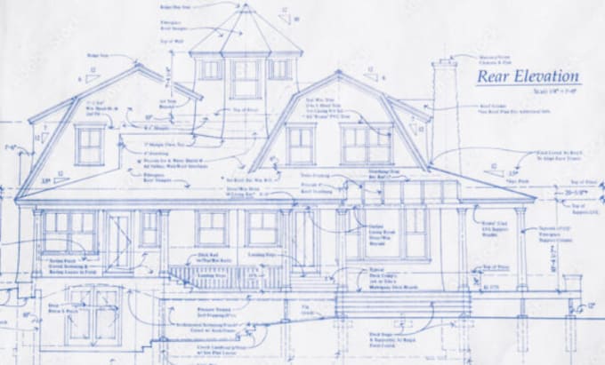 Draw architectural floor plan elevation section roof site plan in autodesk revit by Arch_grake ...
