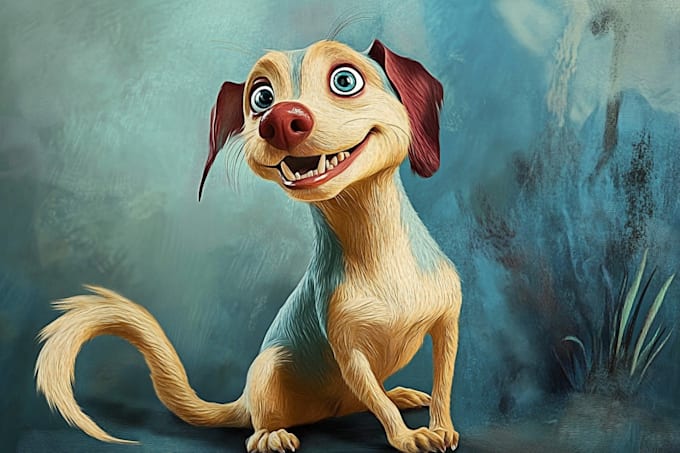 Perform expert caricature cartoons in disney pet portrait by Lucawart ...