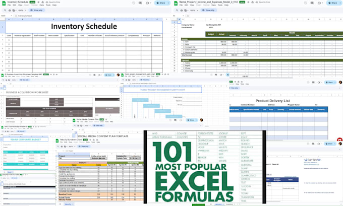 Provide the only excel bundle you will ever need by Naylaassaalyan | Fiverr