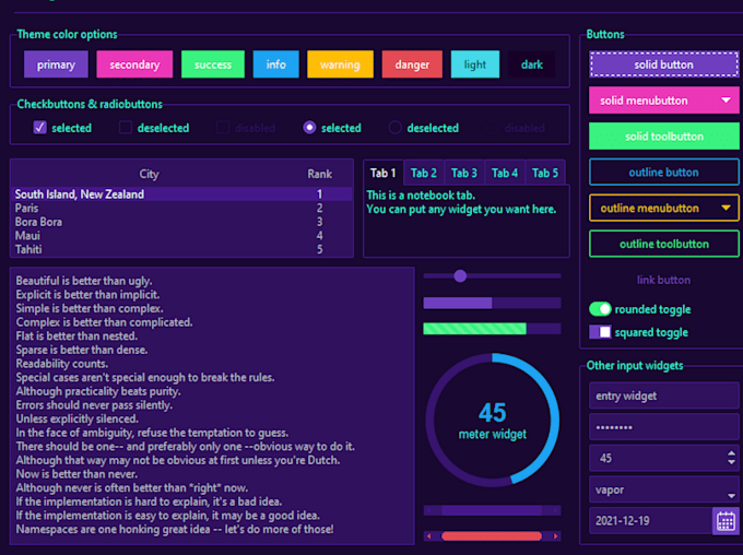 Use pycharm pyqt tkinter pyside pyqt5 for python gui based desktop ...