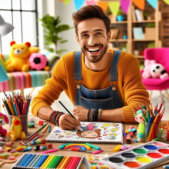 Draw nice cartoons and caricatures by Dolibian | Fiverr