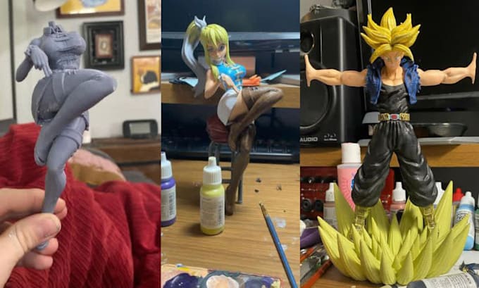 3d print and paint detailed warhammer 40k miniatures figure dnd ...