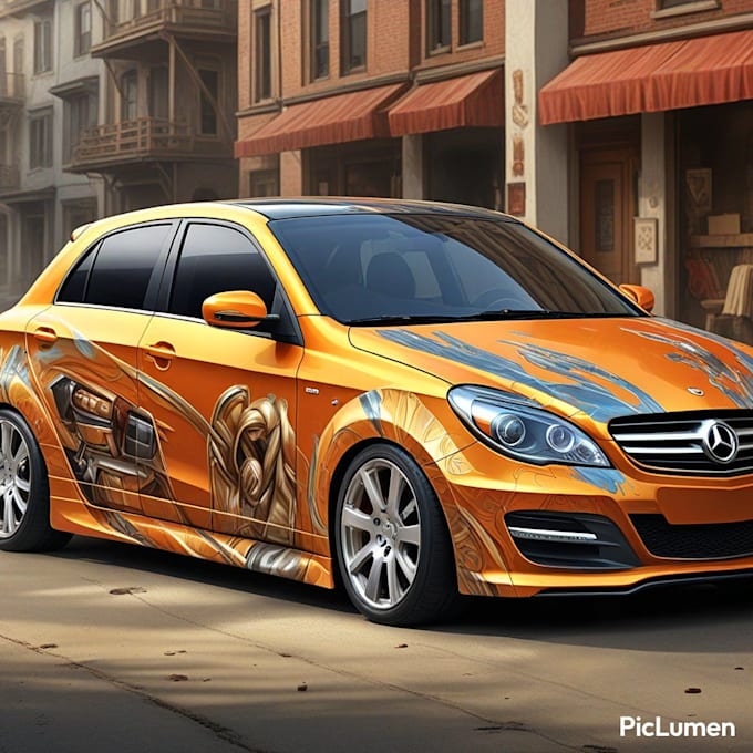 Do custom car wrap design, car wrap design, car wrap design, by Thedemc ...
