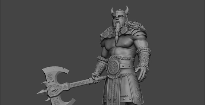 Convert 2d to 3dmodel, sculpt 3d toy, printable monster miniature, 3d ...