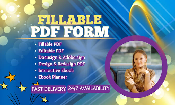Create fillable pdf forms, editable, interactive ebooks, adobe sign ...