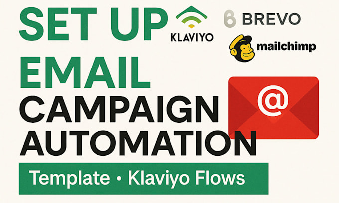 Set up klaviyo brevo mail chimp email campaign automation template klaviyo flows by Lina_schafer ...