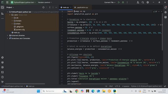 Solar and wind energy simulation with python by Energysimpython | Fiverr