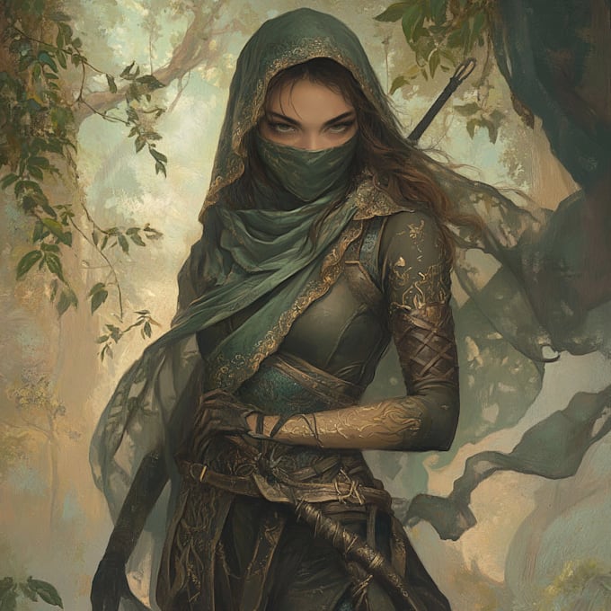 Make a high quality fantasy character portraits by Reneington | Fiverr