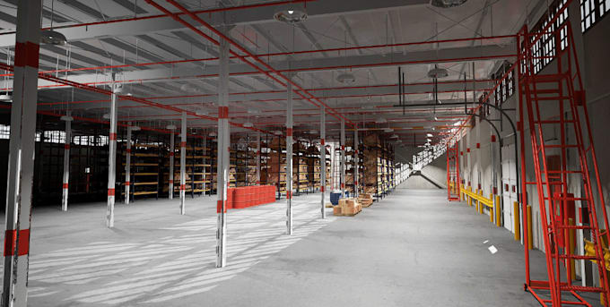 Render 2d and 3d architectural site plans,urban planning, warehouse ...