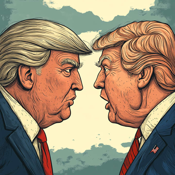Make a funny political cartoon caricatures from your photo by ...