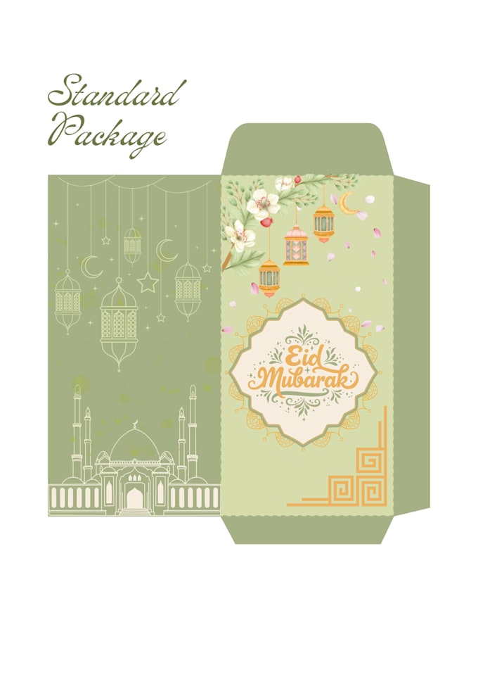 Make custom eid and ramadhan envelopes by Miera_luv | Fiverr