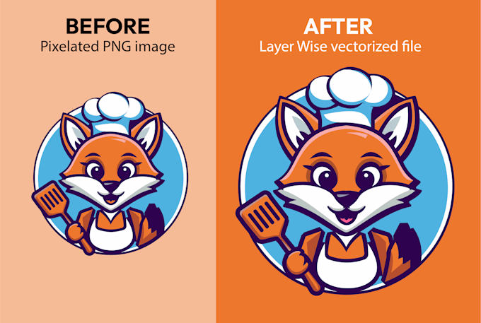 Vectorize image, redraw logo, and do professional vector tracing ...