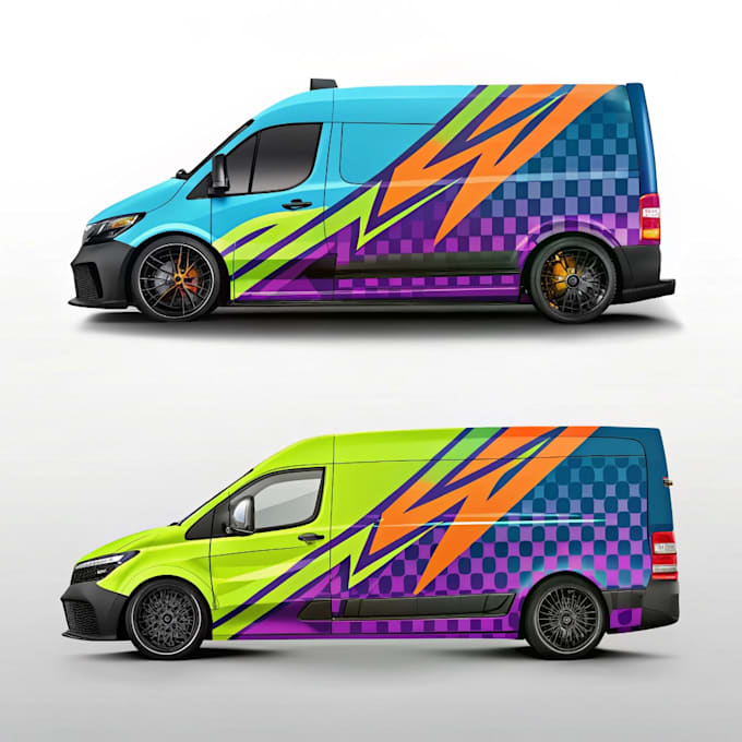 Create professional car wrap design by Zanedges | Fiverr