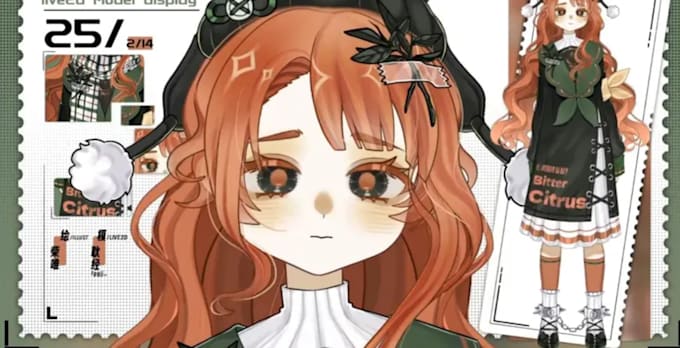 Live2d vtuber model,rig,vroid,pngtuber, vbridger,veadotuber,pfp,vrchat ...