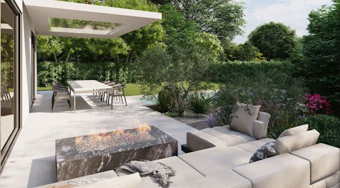 Perform landscape design,backyard,garden design,image renderings,3d ...