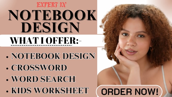 Notebook design kids worksheet crossword table cover design word search ...