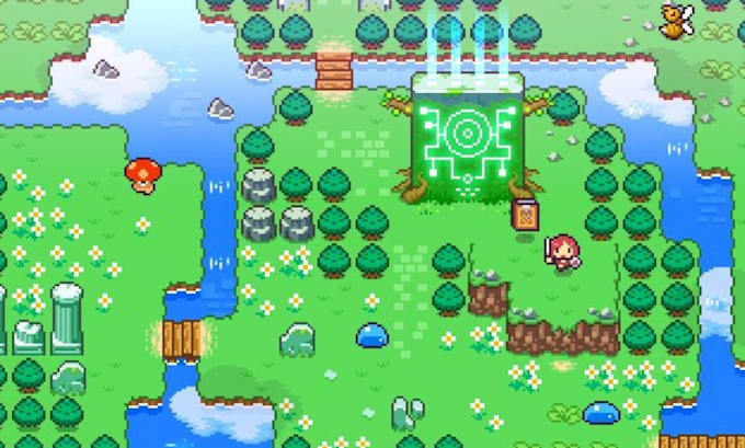 Create top down pixel art tileset game assets rpg game art tile map sprite sheet by Peterbeejay ...