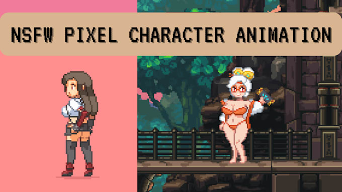 Pixel-art-animation zeichnen, nft-nsfw-gifs, sprite-sheet-rpg-maker, pixel-charakter