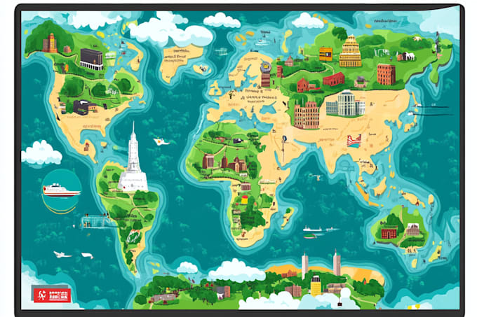 Create vector map, city map, site map, event map in illustrator by ...