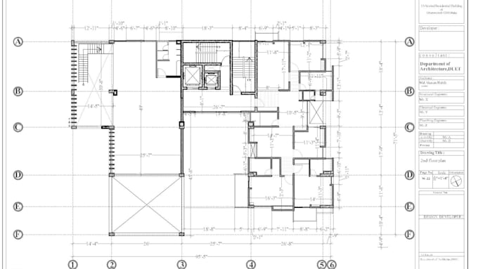 Draw architectural floor plan, garage, elevations, sections site plan ...