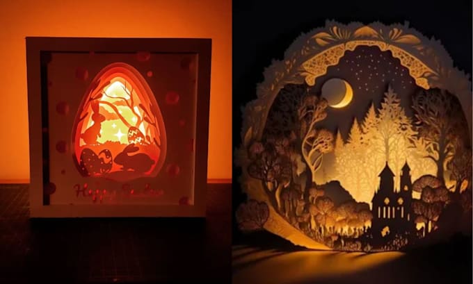 Do 3d light box logo key chain signage noen sign printable box 3mf stl ...