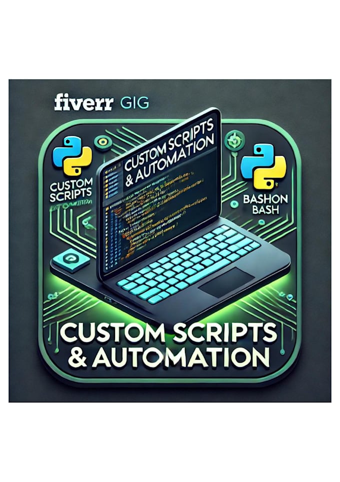 Write custom scripts in python, bash, powershell, and more by Malikzeeshan594 | Fiverr