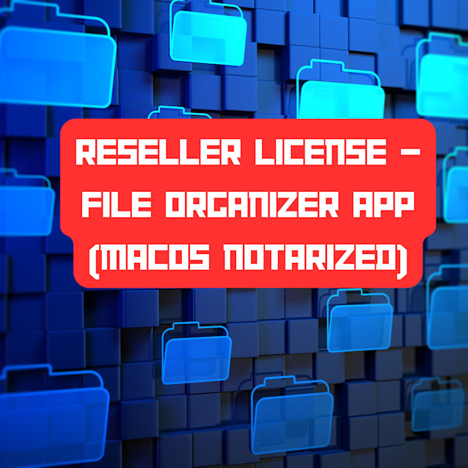 Provide a mac file organizer app with resale rights by Logosteil | Fiverr
