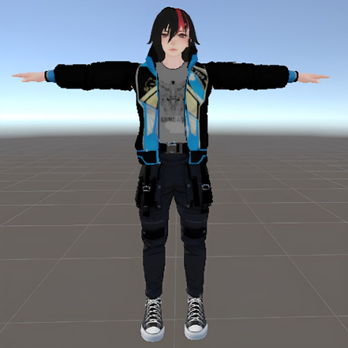 Custom vrchat avatar furry 3d model vr character vrc anime vr chat ...