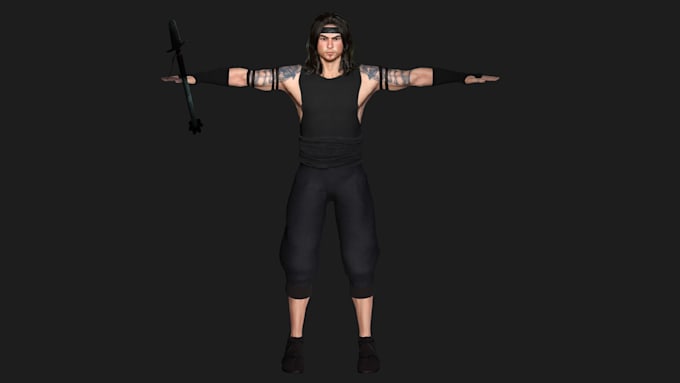 Aaa 3d character model, 4k texture, ue5 rig, mocap, animation for unreal, unity by Crystal_kola ...