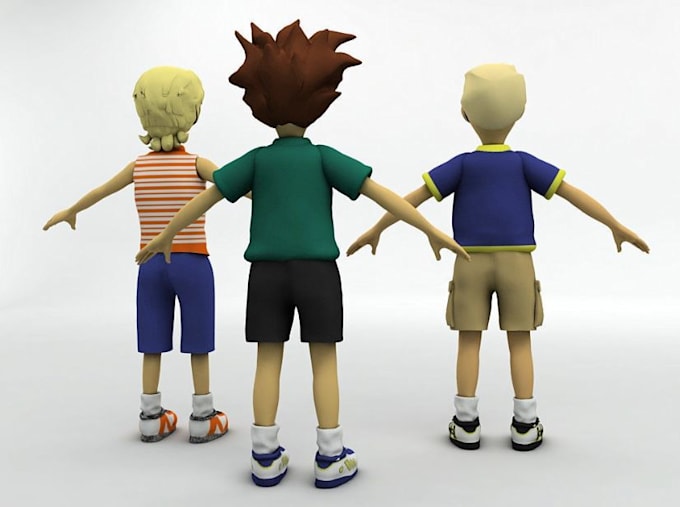Sculpt 3d character modeling printing toy character model in cartoon ...