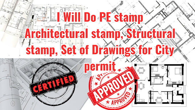 Do architectural stamp, structural stamp, set of drawings for city ...