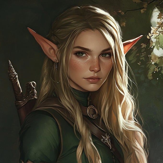 Draw dnd character art design illustration, fantasy by Wallica11 | Fiverr